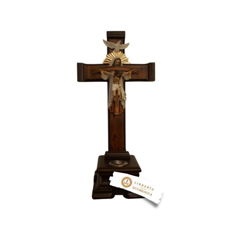 Cristo trinitario bizantino chico con pedestal y luz – LIBRERIA ECUMENICA